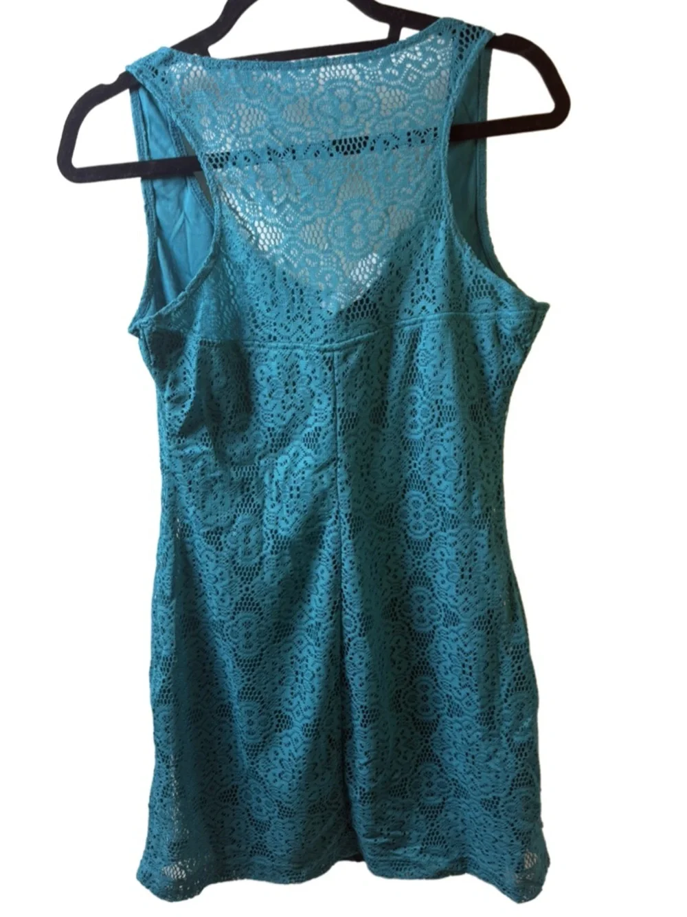 Ruby Rd. | Dresses | Ruby Rd Teal Lace Mini Dress | Poshmark